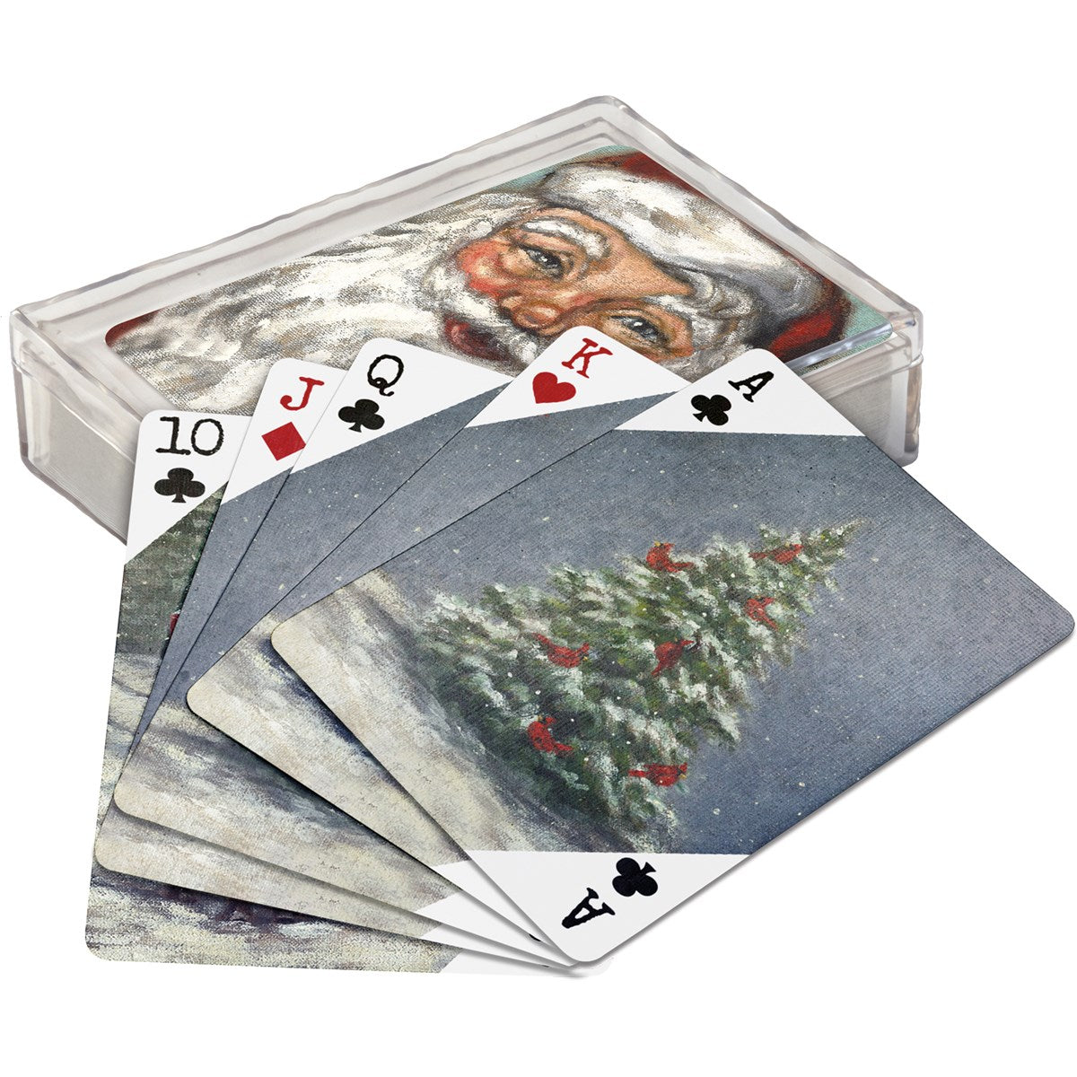 💙 Merry Santa Christmas Themed Playing Cards – Blueberry Lane Shop