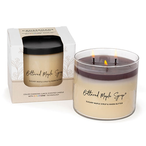 Buttered Maple Syrup Color Changing Candle 15.5oz – Blueberry Lane Shop