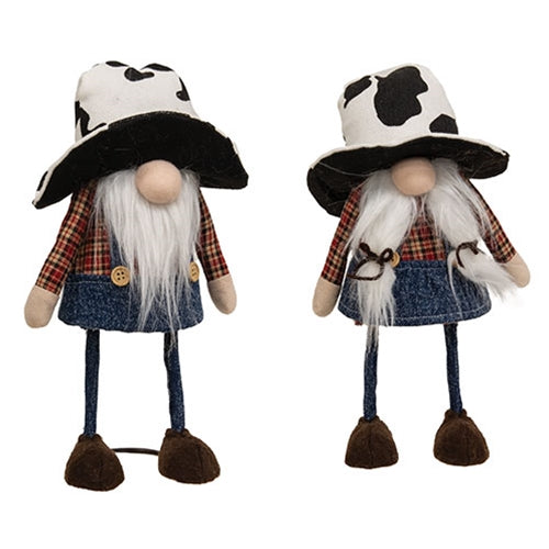 Cowboy & Cowgirl Wobble Gnome Figures – Blueberry Lane Shop