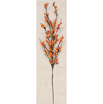 💙 Orange Berry 27" Faux Spray – Blueberry Lane Shop