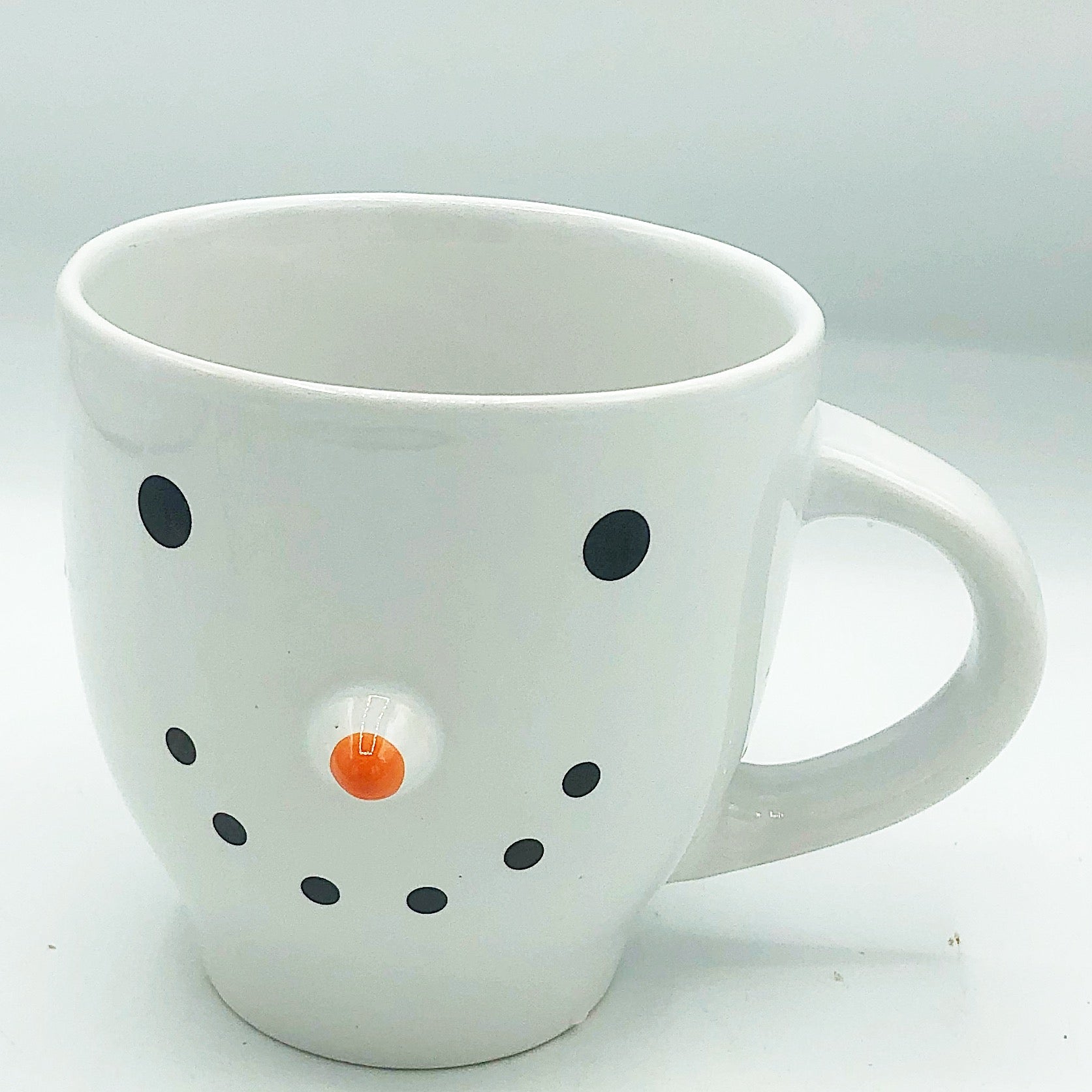 💙 Oversized Snowman Face Mug Royal Norfolk – Blueberry Lane Shop