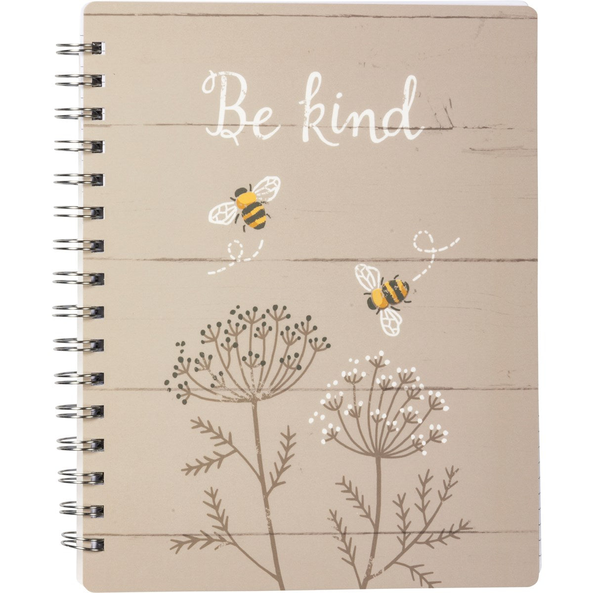 💙 Be Kind Bees and Natural Flowers Spiral Notebook – Blueberry Lane Shop