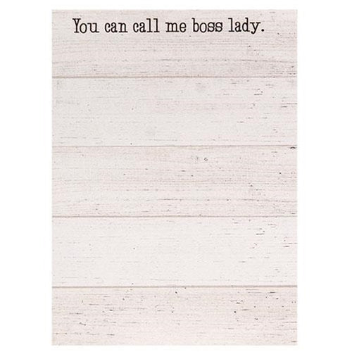 You Can Call Me Boss Lady Mini Magnetic Notepad – Blueberry Lane Shop